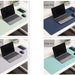 Mouse Pad Desk Pad Table Mat Solid Color Waterproof PU Leather - Etsy