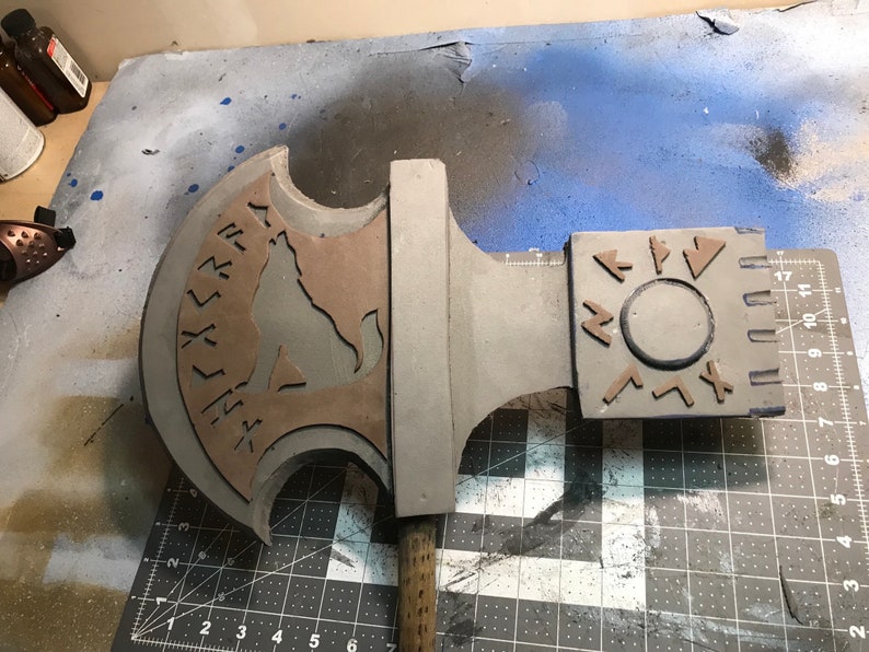 Axe Template; Wolf; Celtic Design - Etsy