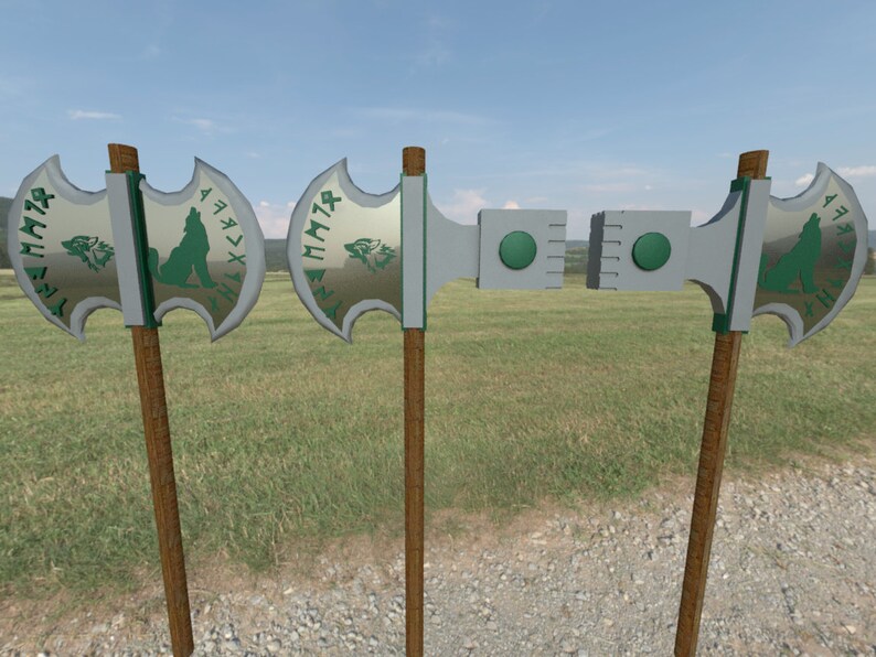 Axe Template; Wolf; Celtic Design - Etsy