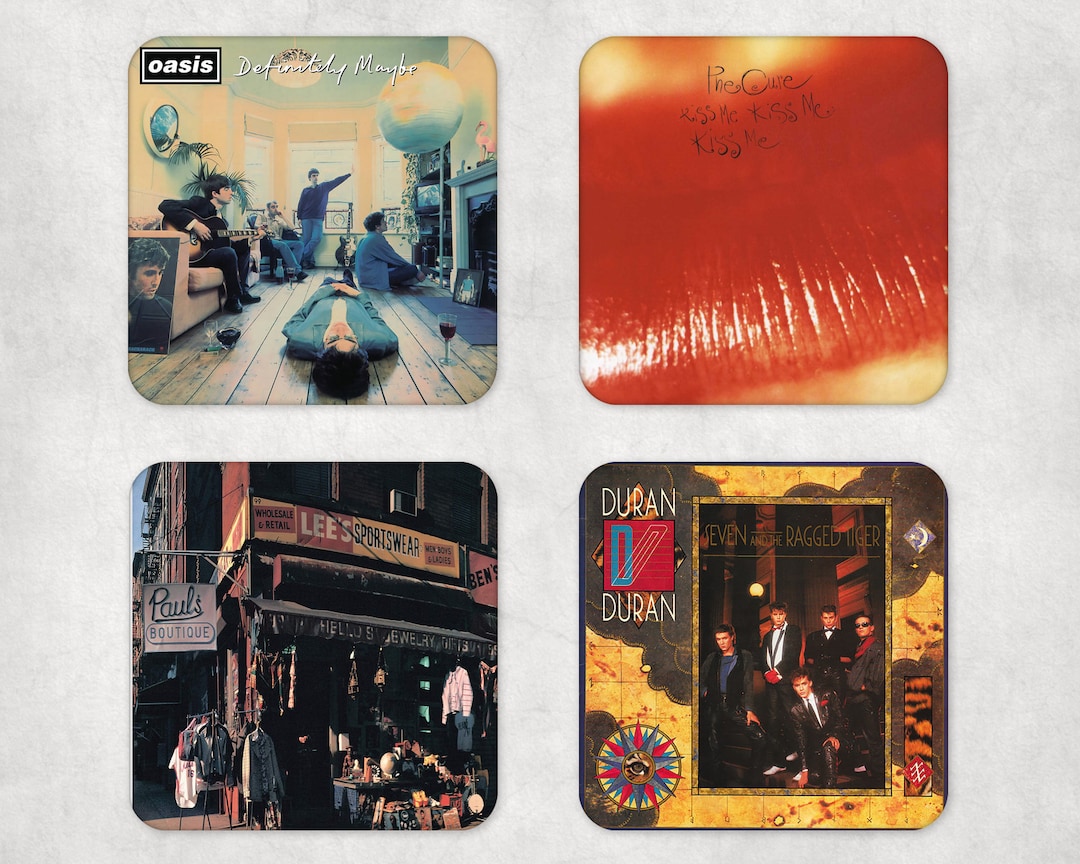 Album Cover Coaster | Pick Your Favourite Albums | Personalised Album ...