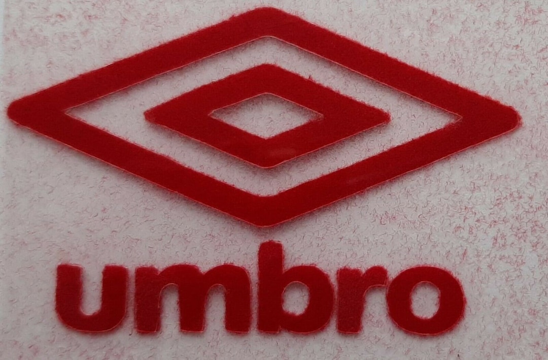 Red Retro Umbro Diamond Logo Rounded Corners Heat Press on - Etsy