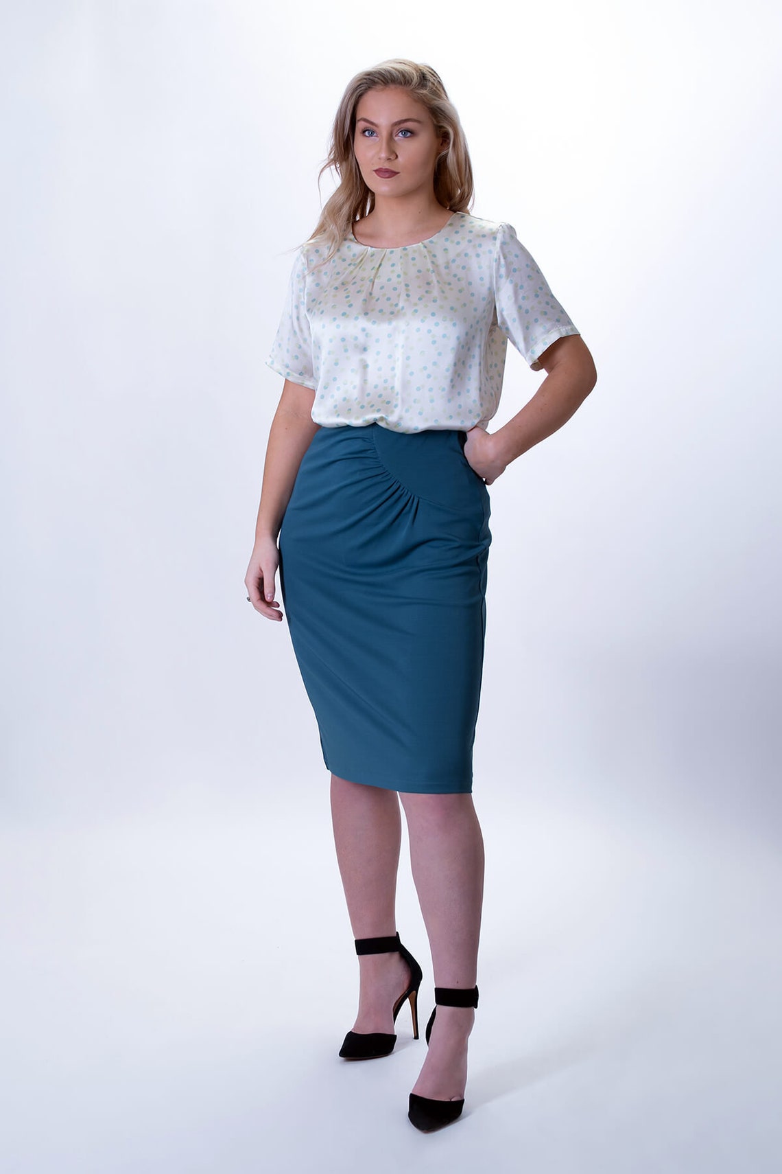 Shell Blouse PDF Pattern, Eclipse Shell Blouse - Etsy