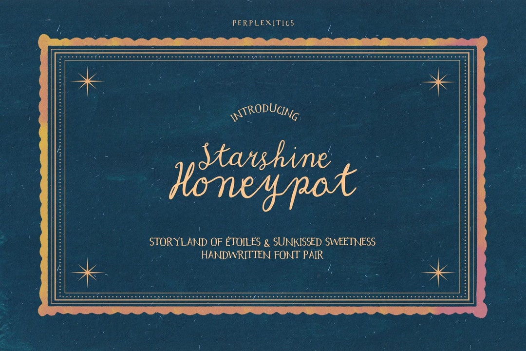 Handwritten Whimsical Font Pair Storyland Serif & Sunkissed Script Font ...