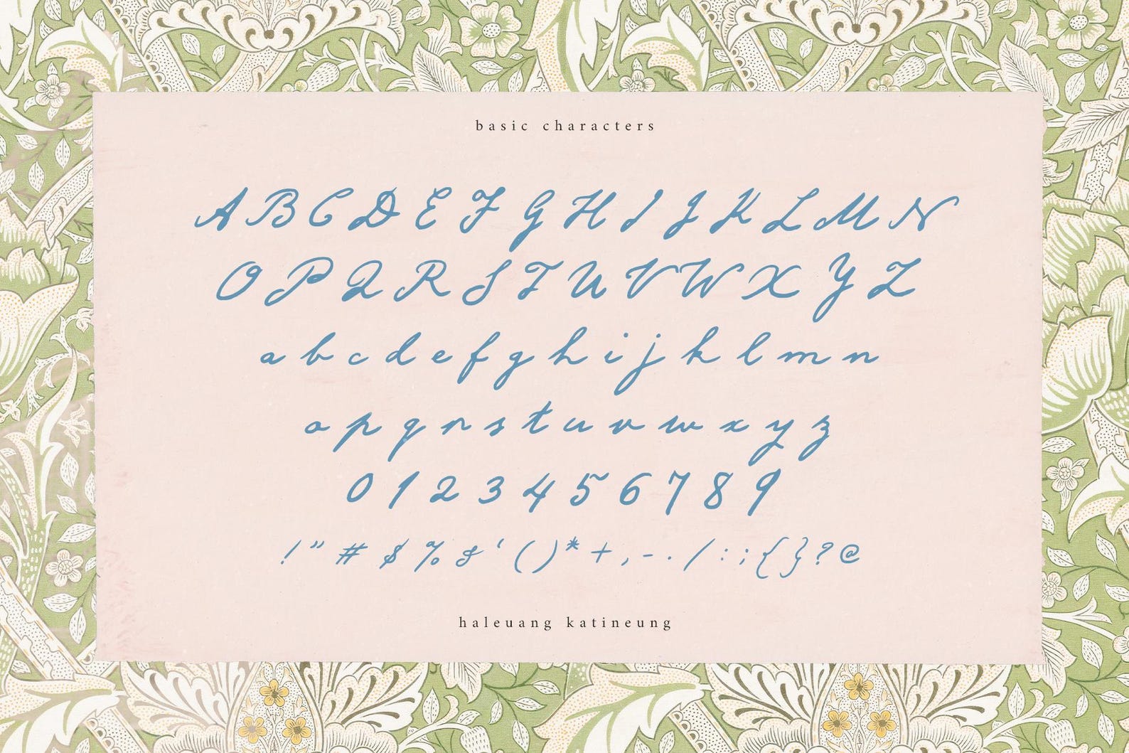 Handwritten Cursive Font Delicate Script Font for Wedding Invitation ...