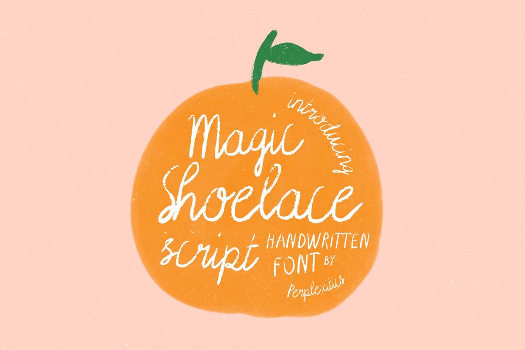 Crayon Handwritten Cursive Font Playful Script Font for Quotes Hand ...