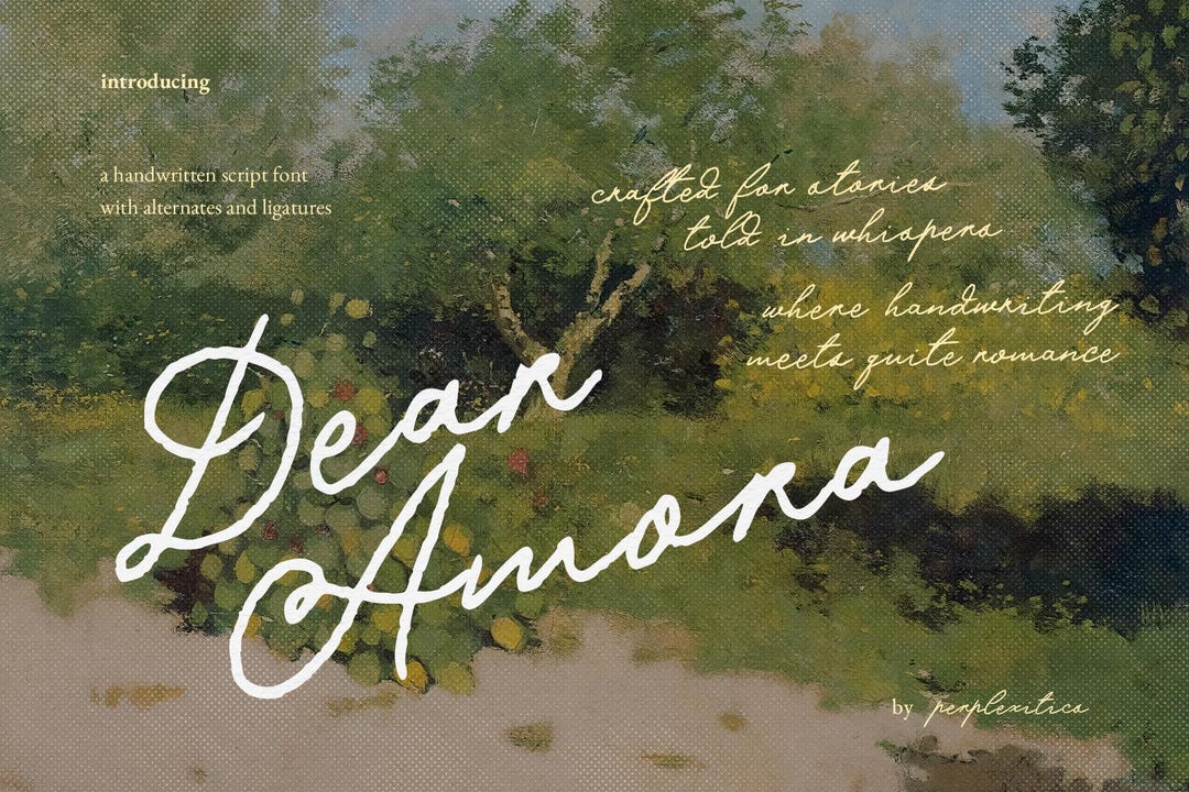 Handwritten Script Font for Wedding Invitations, Branding, Journal ...