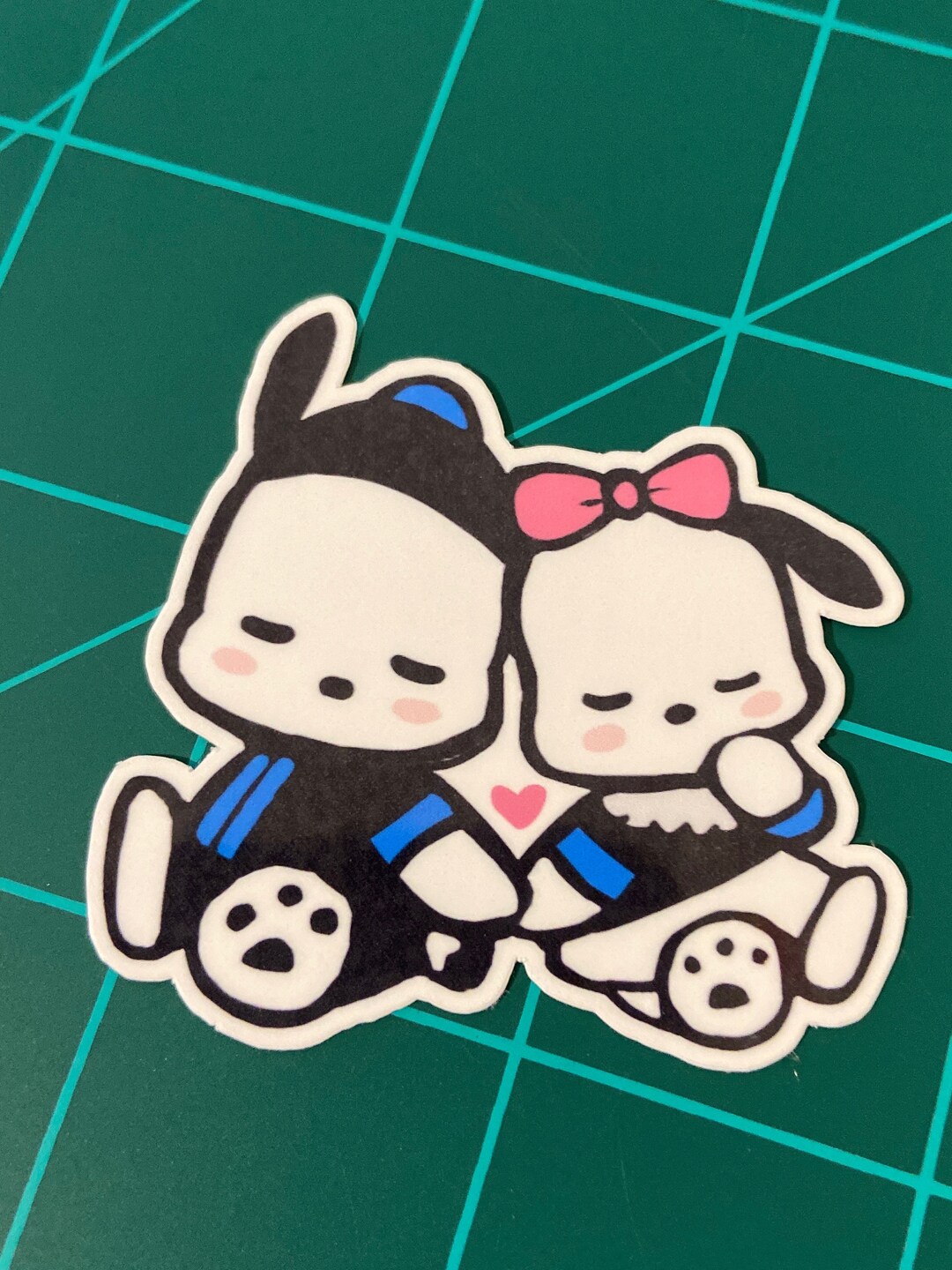 Pochacco Love Hmong Sticker - Etsy
