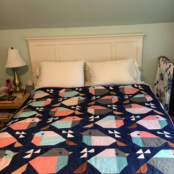 Sparrow Quilt Pattern - Etsy