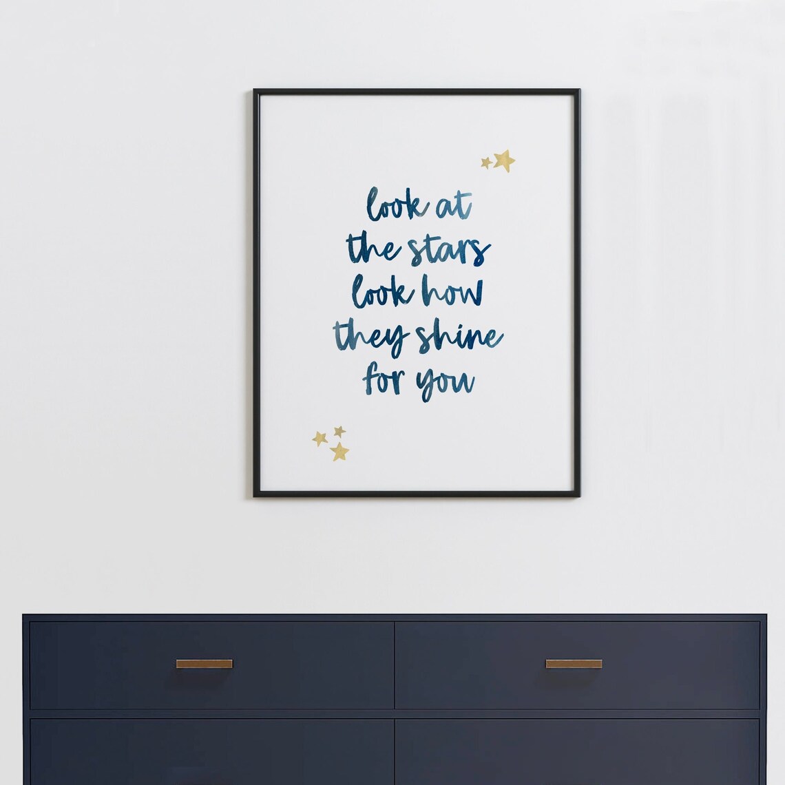 Space Nursery Print Look at the Stars Look How They Shine for - Etsy