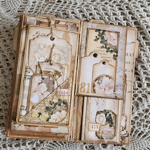 Country Cottage Junk Journal Diary Scrapbook Memory Keeper Notebook