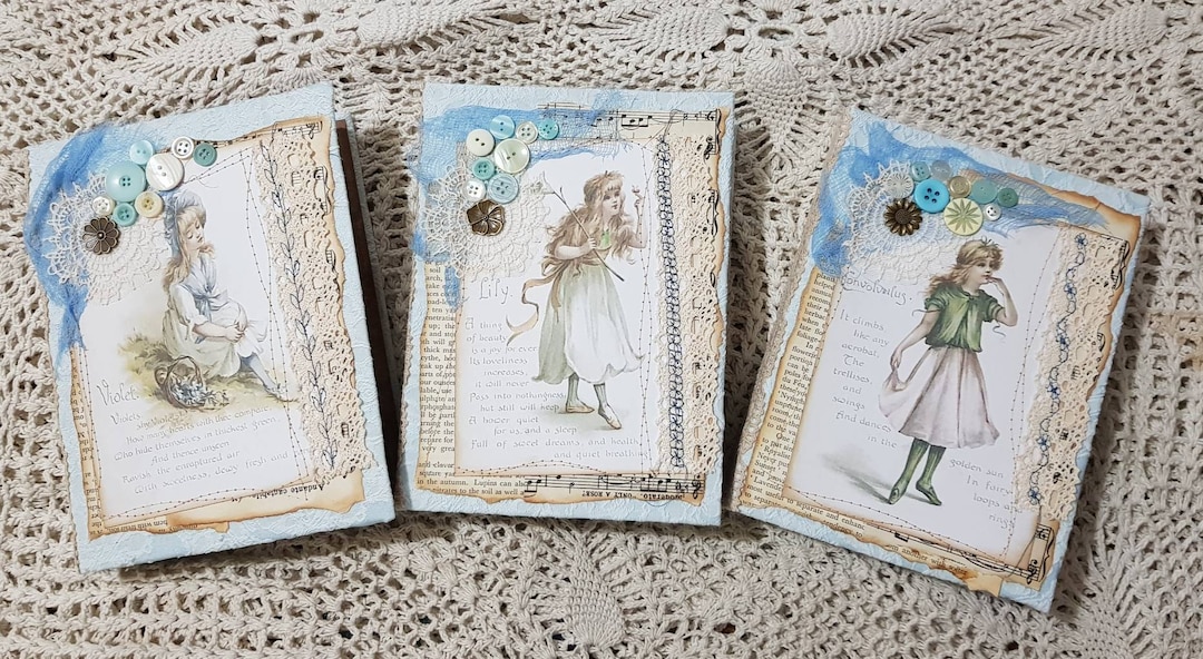 12 Month Flower Girl Planner, Junk Journal, Diary, Smash Book, Journal ...