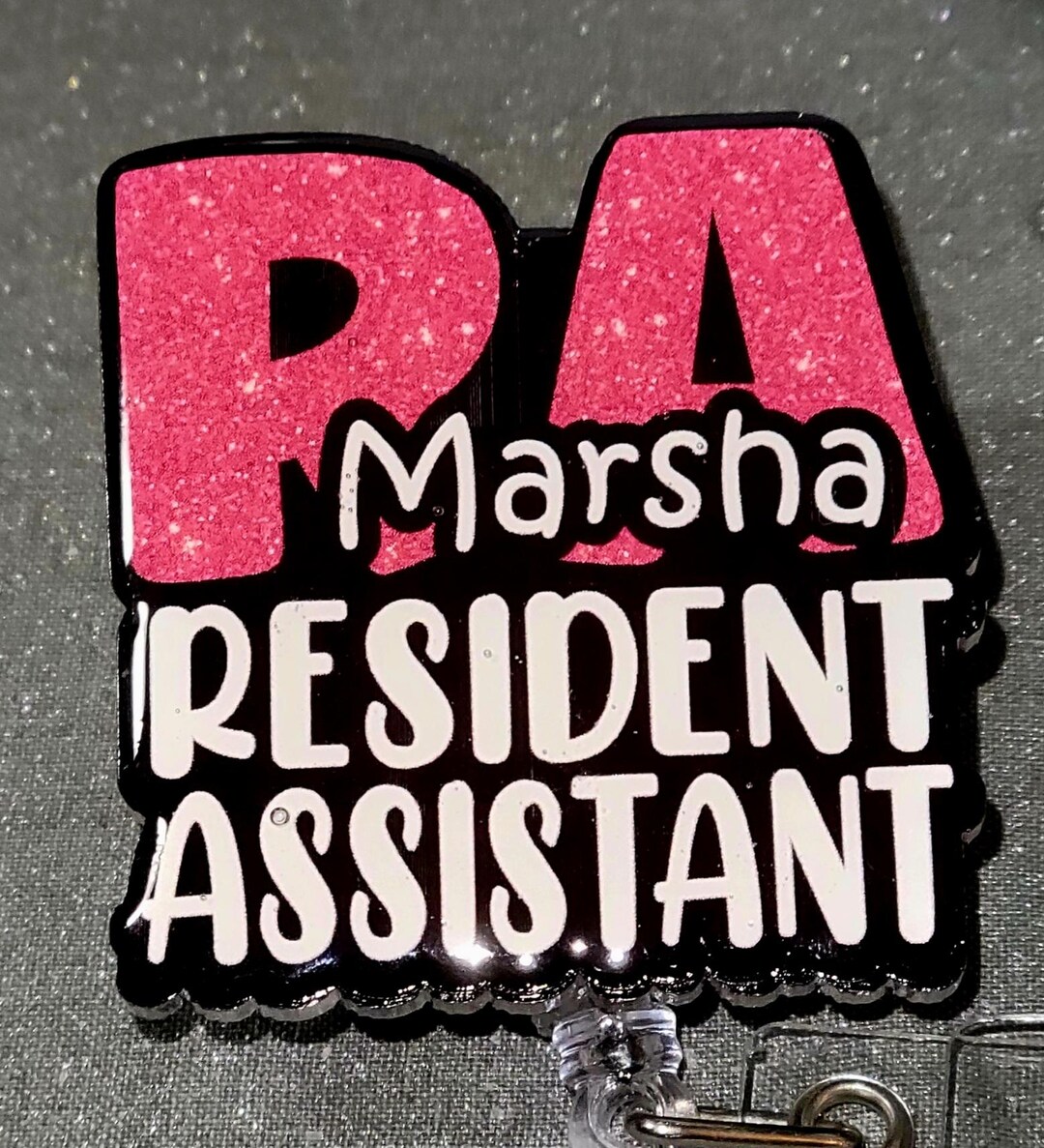 RA Resident Assistant Work Badge - Etsy