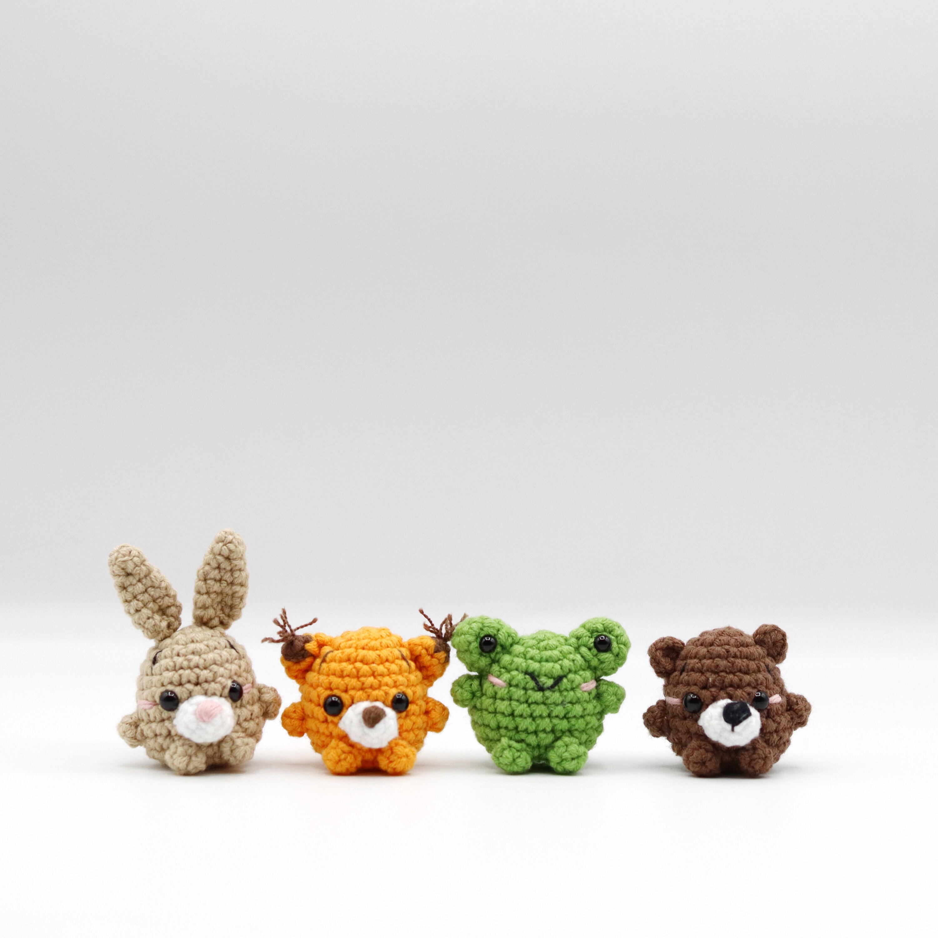 Handmade Crochet Mini Animals Bundle of 10 - Etsy