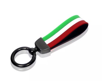 Italy Flag Keychain | Etsy