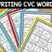 Write CVC Words Worksheets for Kindergarten and 1st Grade Phonics ...