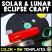 Solar and Lunar Eclipse Educational Craft Activity Spinner Science ...