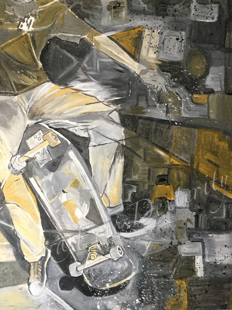 Ray Barbee No Comply Painting - Etsy