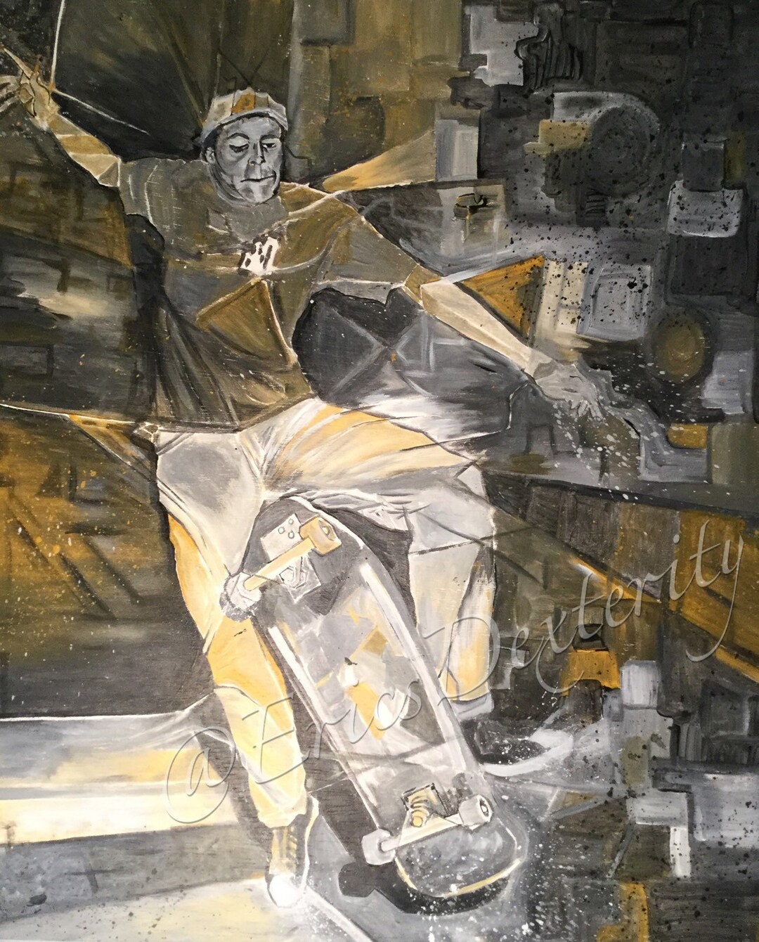 Ray Barbee No Comply Painting - Etsy