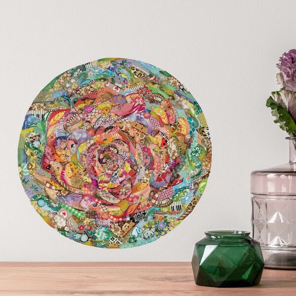 Round Wall Art - Etsy