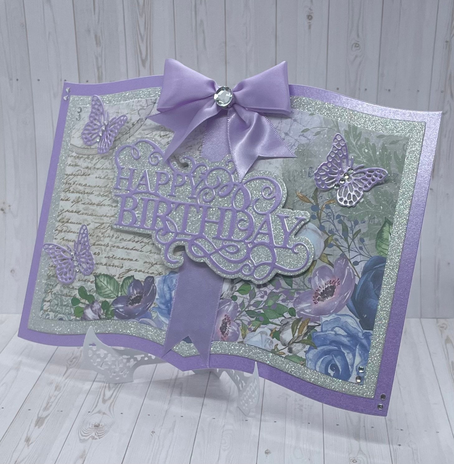 Book-style Handmade Special Birthday Card in Presentation - Etsy UK