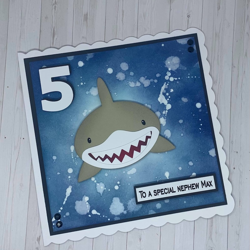 Shark Card - Etsy