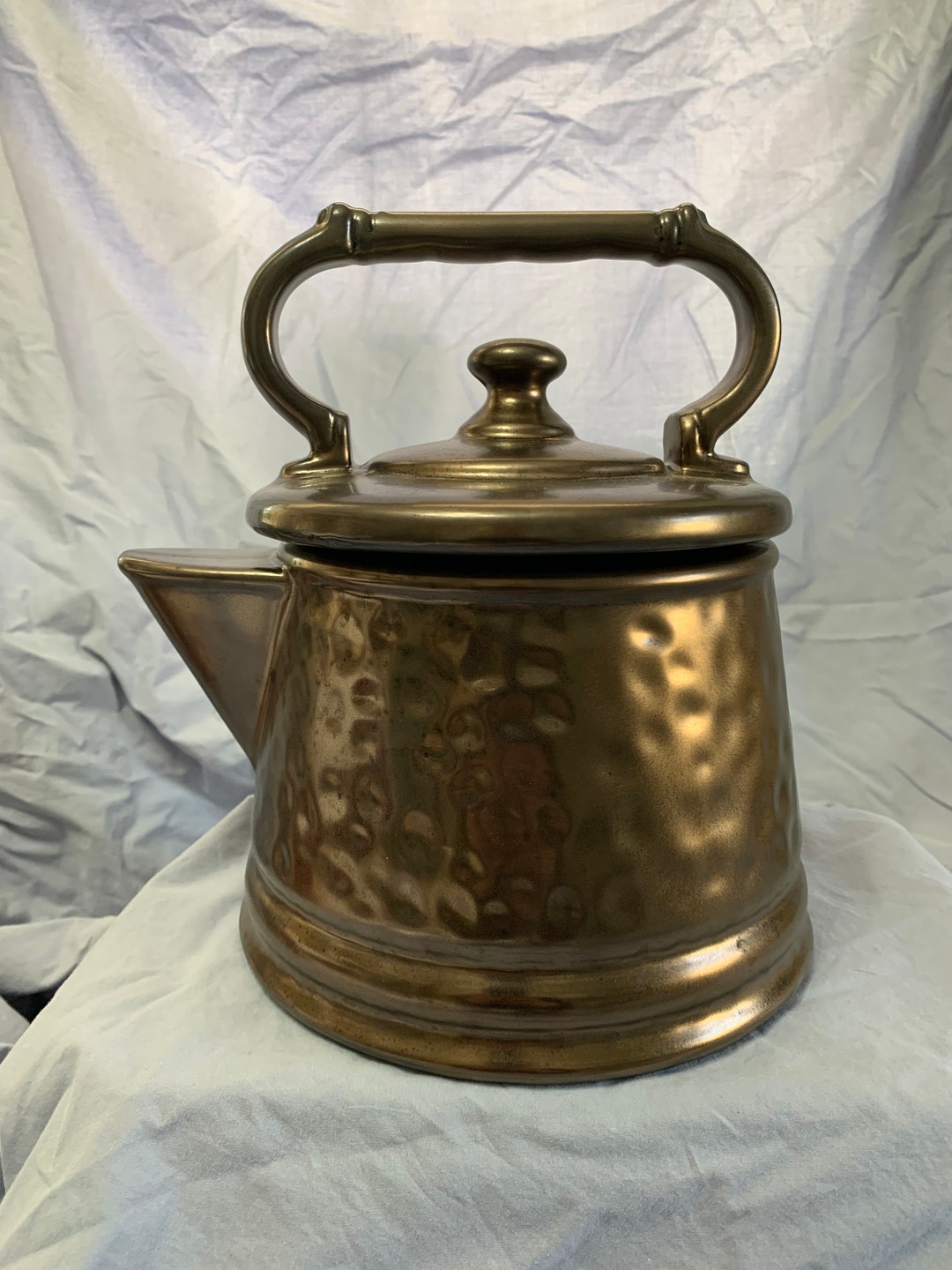 Mccoy Kettle Coffee Pot Cookie Jar Ceramic Bronze Color - Etsy