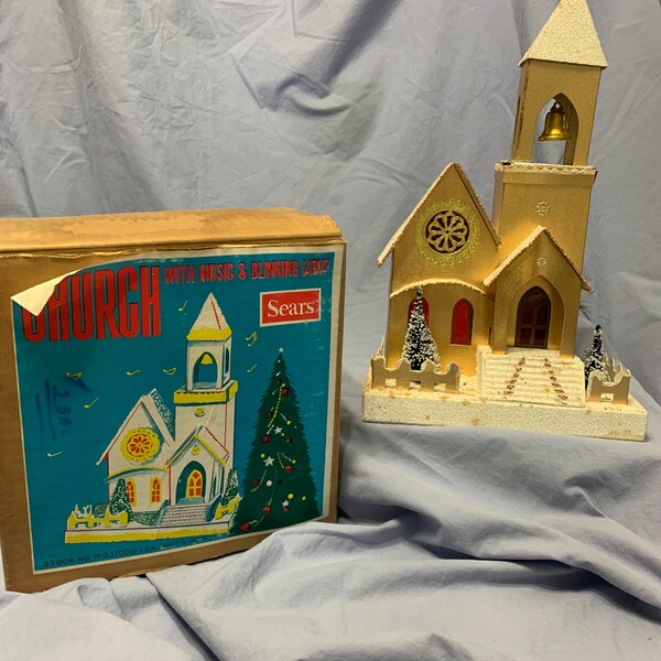 Church Music Box - Etsy