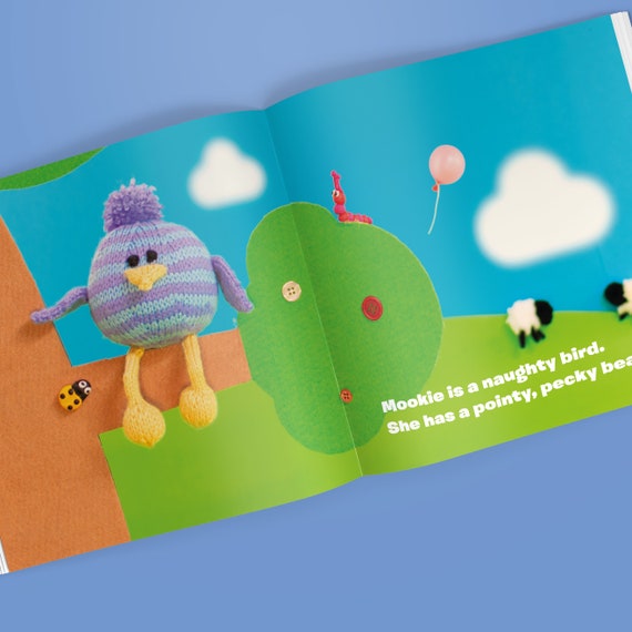 Woolly Tales: Mookie the Bird Picture Book and Knitting - Etsy UK