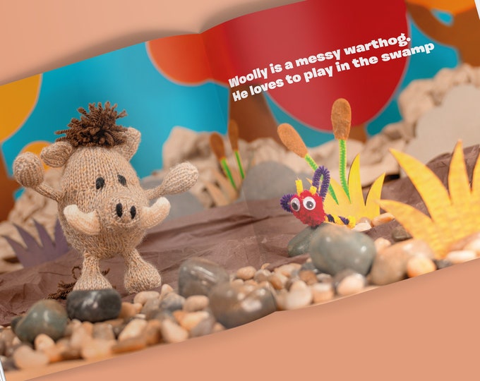 Woolly Tales: Woolly the Warthog Picture Book and Knitting Pattern ...