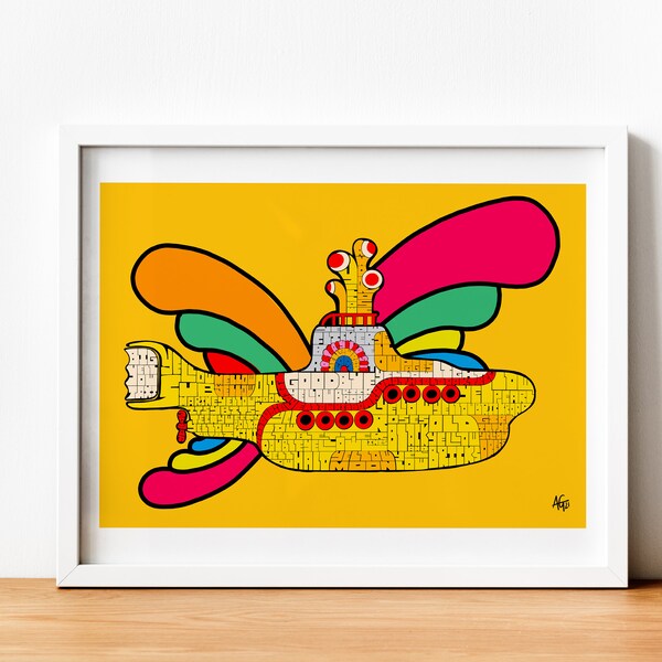 Yellow Submarine - Etsy