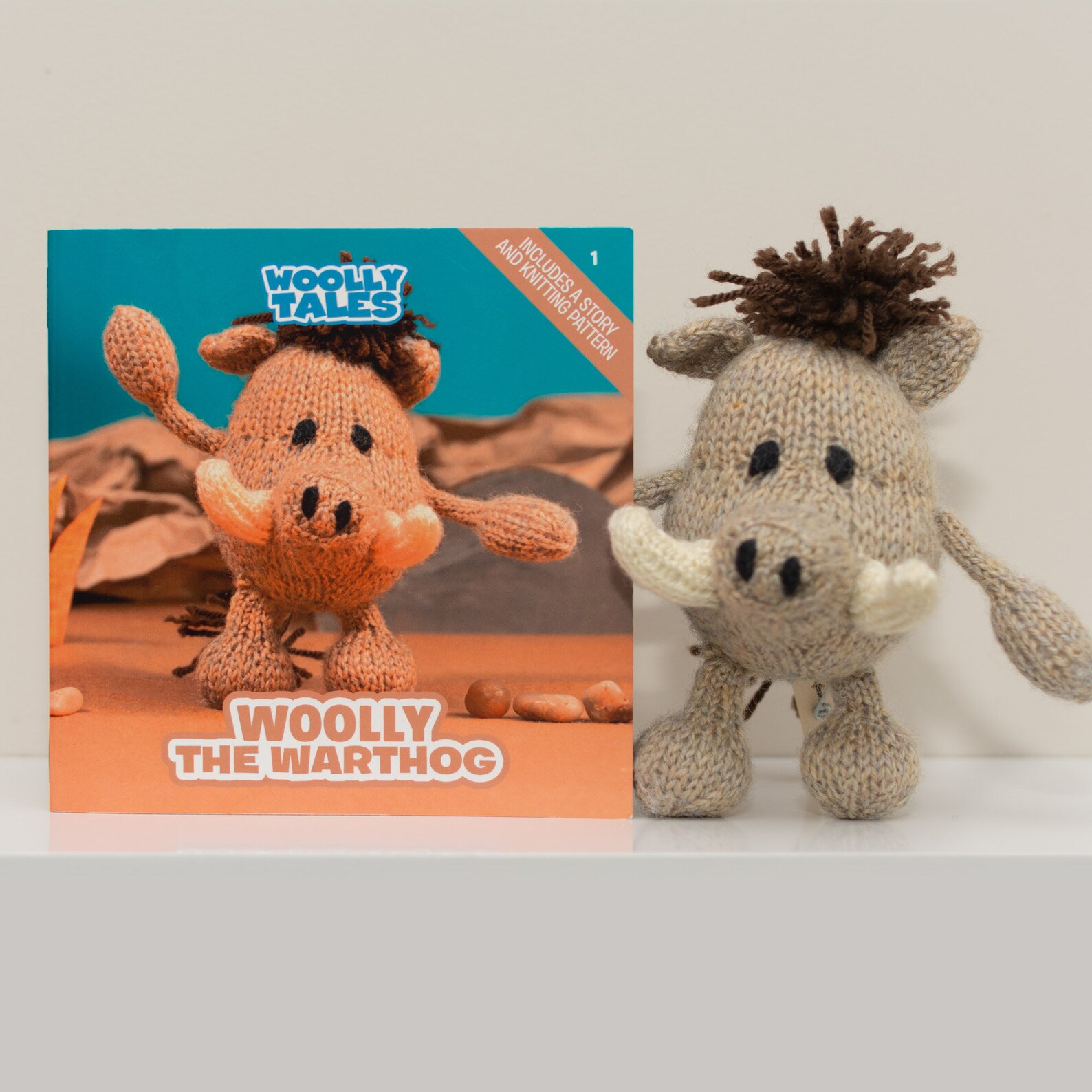 Woolly Tales: Woolly the Warthog - Picture Book and Knitting Pattern ...