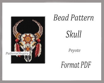 Skull Peyote Pattern | Etsy