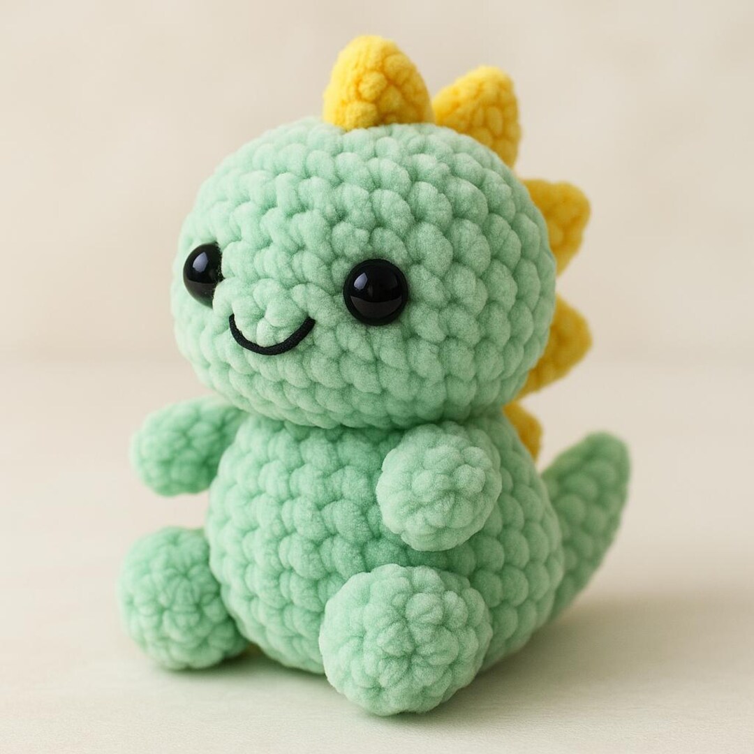 Adorable Chunky Dino Crochet Pattern - Etsy