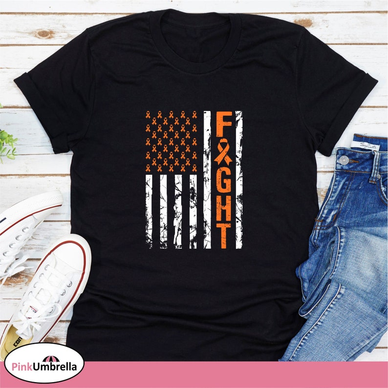 Leukemia Cancer Fight USA Flag Svg Cancer Ribbon SVG - Etsy