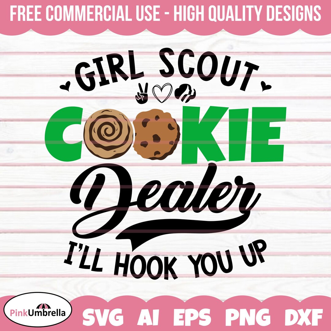 Girl Scout Cookie Dealer Svg Cookie Dealer Svg Girl Scout Svg Girl
