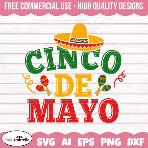 Cinco De Mayo SVG Bundle Mexico Svg Fiesta Svg - Etsy