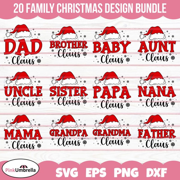Family Christmas Svg - Etsy