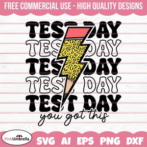 Test Day SVG PNG, Last Day of School SVG, Testing Png, School Test Day ...