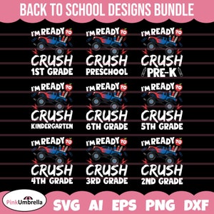 Back to School Svg Bundle Boy First Day of School Svg Ready - Etsy