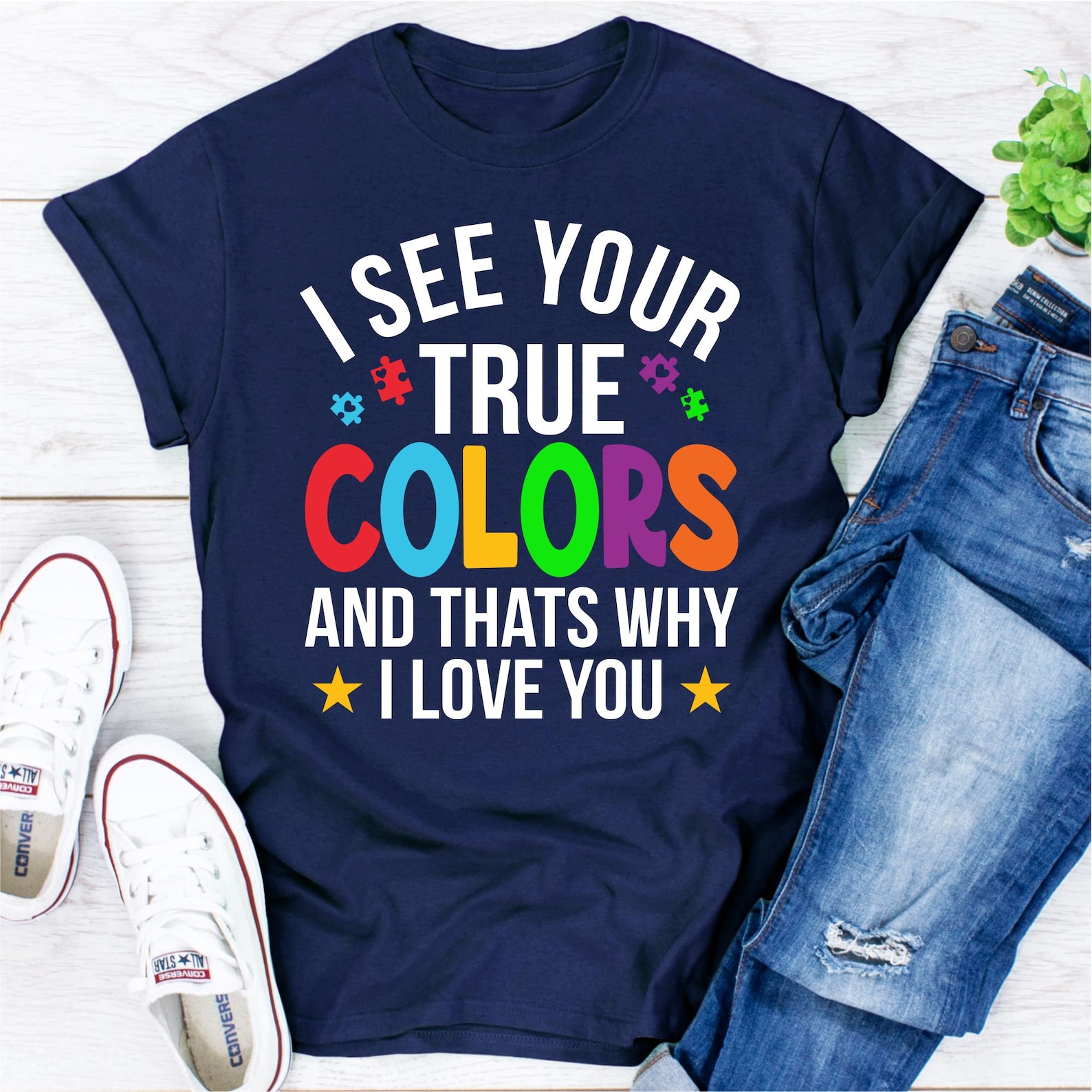 I See Your True Colors SVG Autism Svg Embrace Differences - Etsy