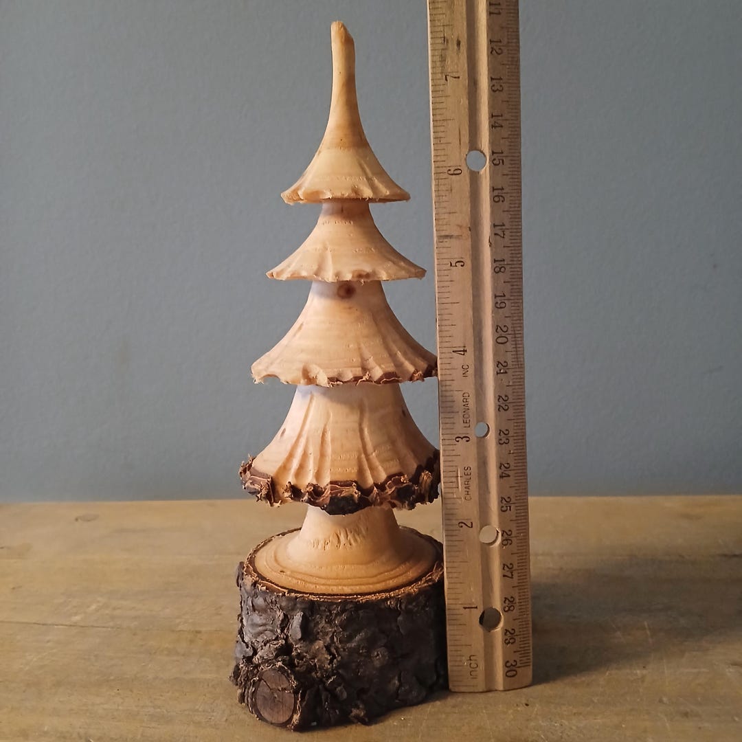 Wood Alpine Winter Tree Douglas Fir - Etsy
