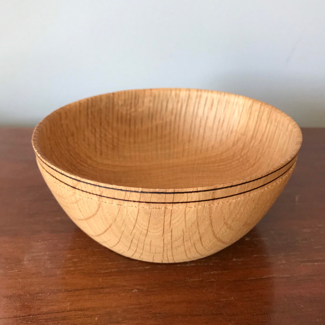 Small White Oak Bowl - Etsy