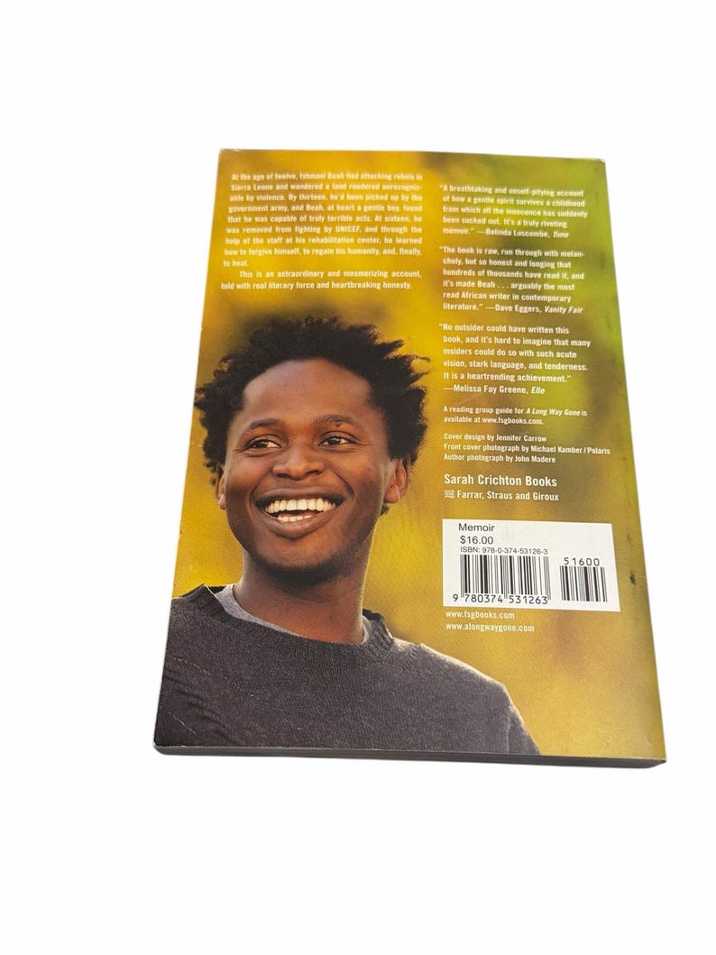 A Long Way Gone by Ishmael Beah Memoir Paperback Book NEW Never Read - Etsy