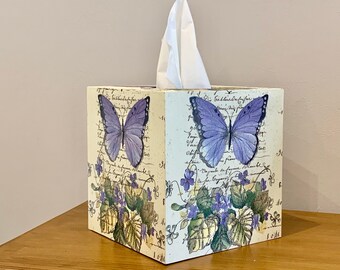 Butterfly Tissue Box - Etsy