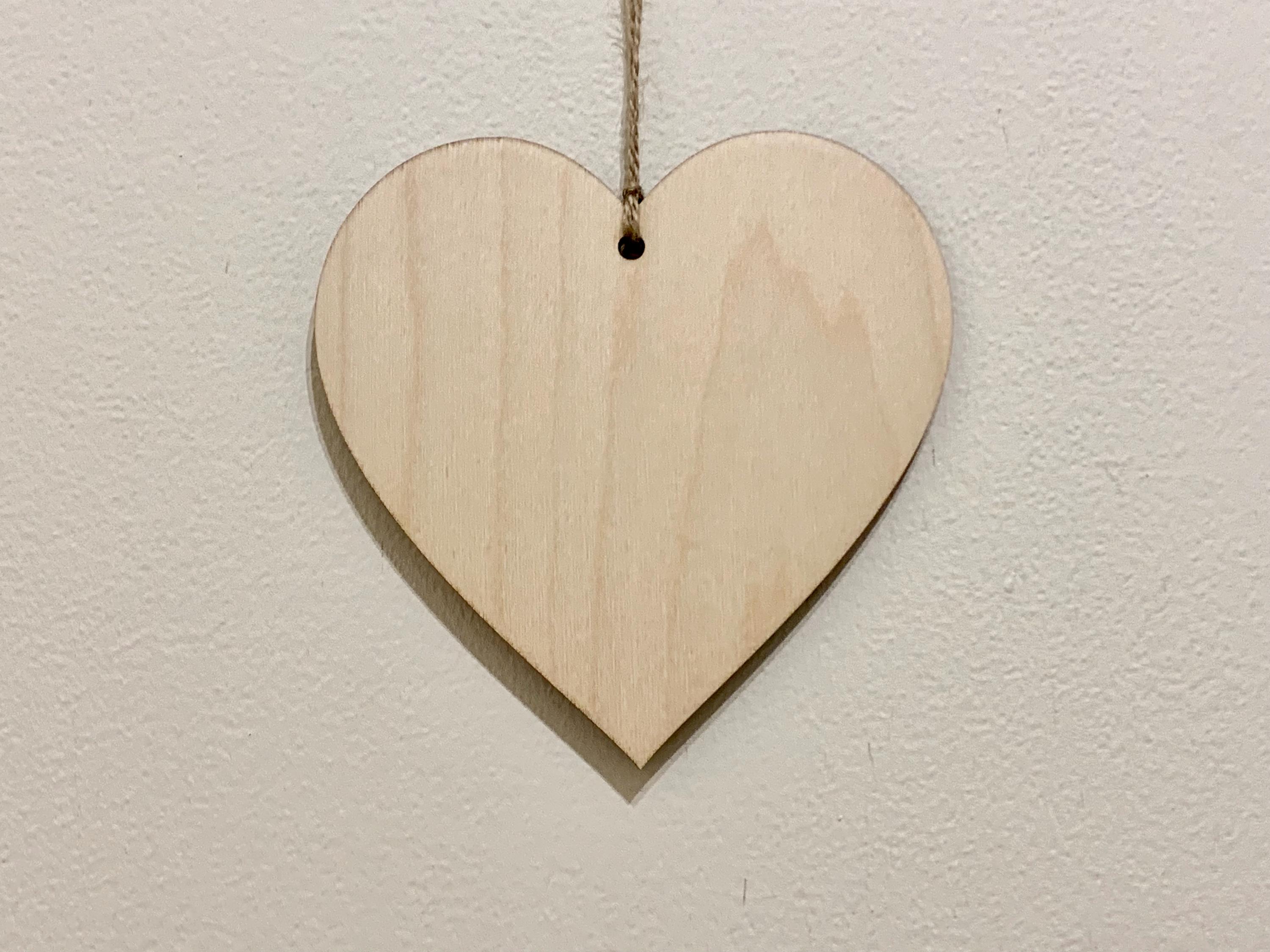 Snowdrops - Decoupaged Wooden Heart Plaque / Hanging Heart / Wooden ...