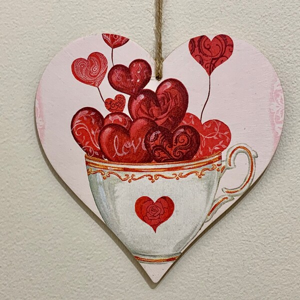 Wooden Hearts Etsy Uk