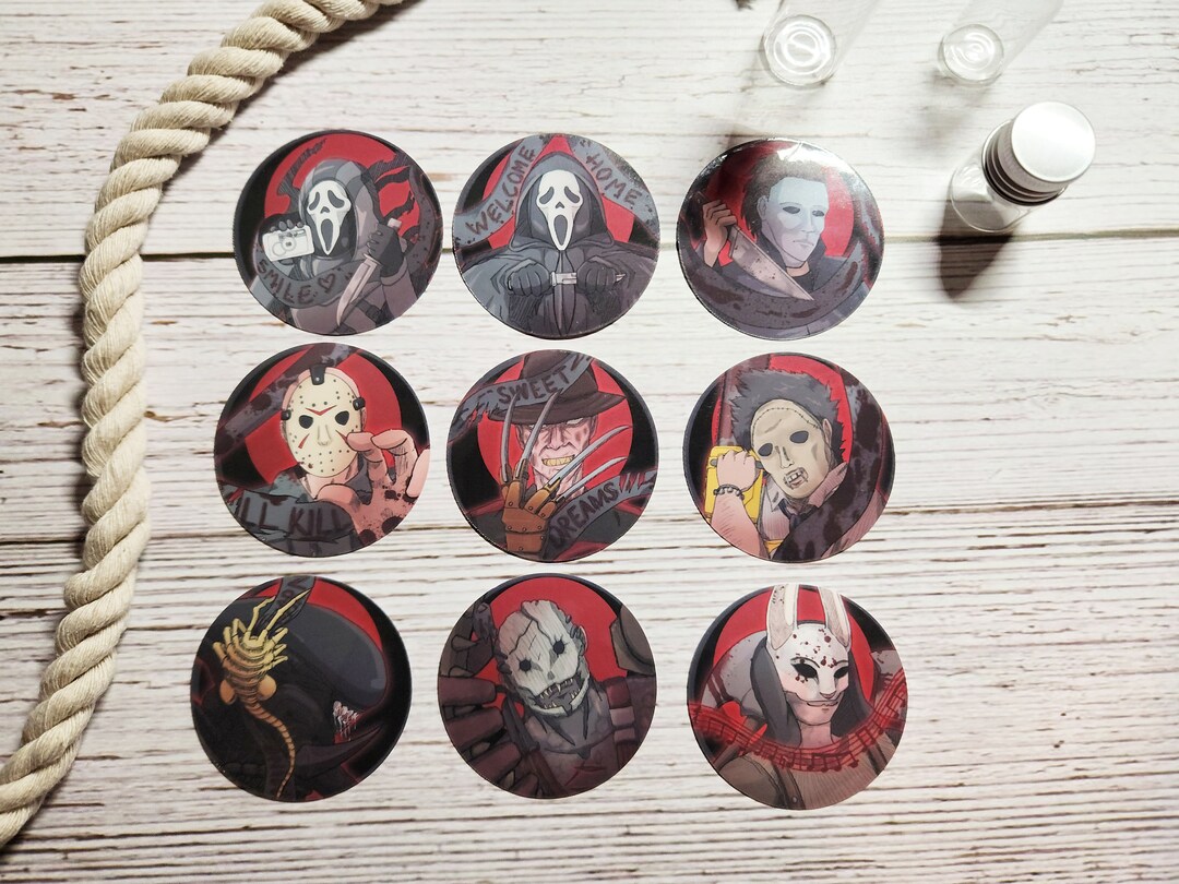 Dead by Daylight and Horror 2.25" Vinyl and Laminated Stickers - Ghost ...