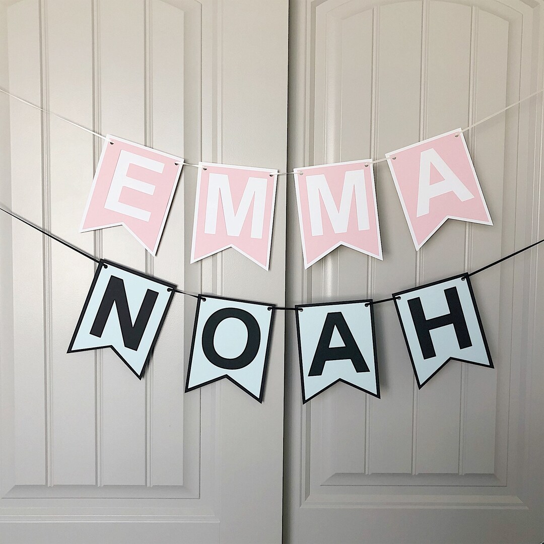 Custom Banner/name Banner/birthday Banner/baby Shower - Etsy
