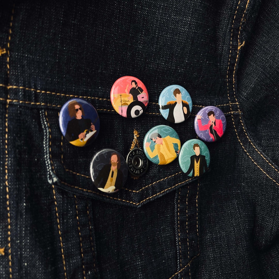 The Band Bundle (7 Pack) - 25mm Button Badges - Inspired by the Killers ...