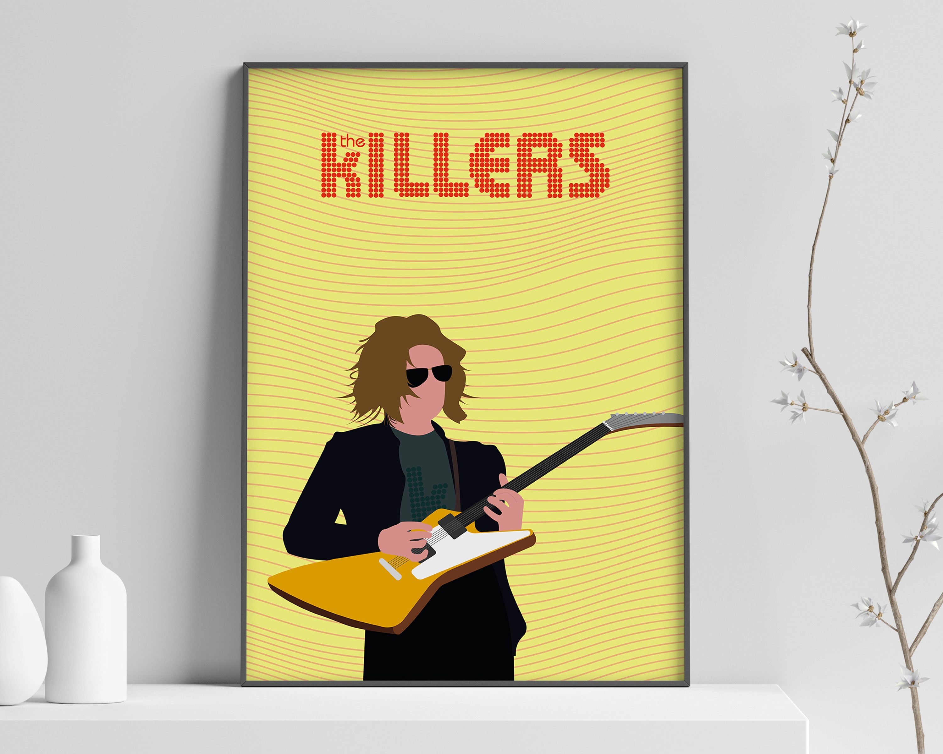 The Killers Band Poster - Dave Keuning on the Guitar Everybody! / Music ...